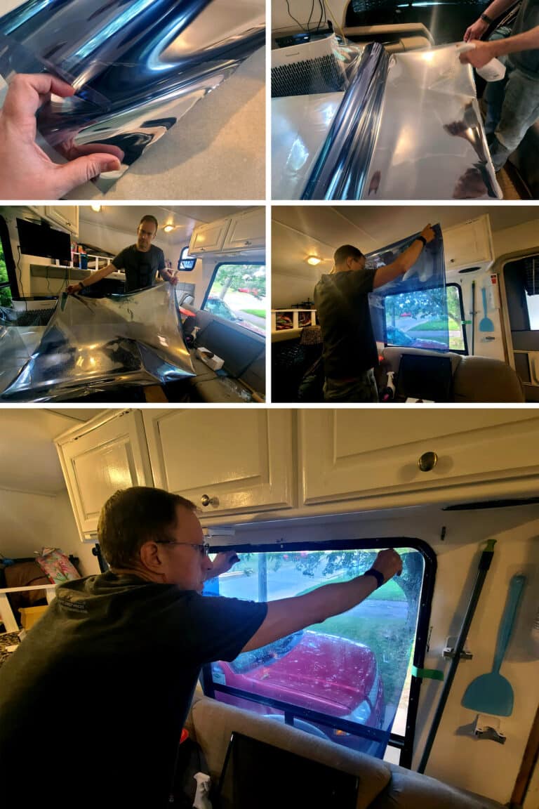 Easy DIY RV Window Tinting [For Privacy & Heat Reduction] - 2 Nerds In ...