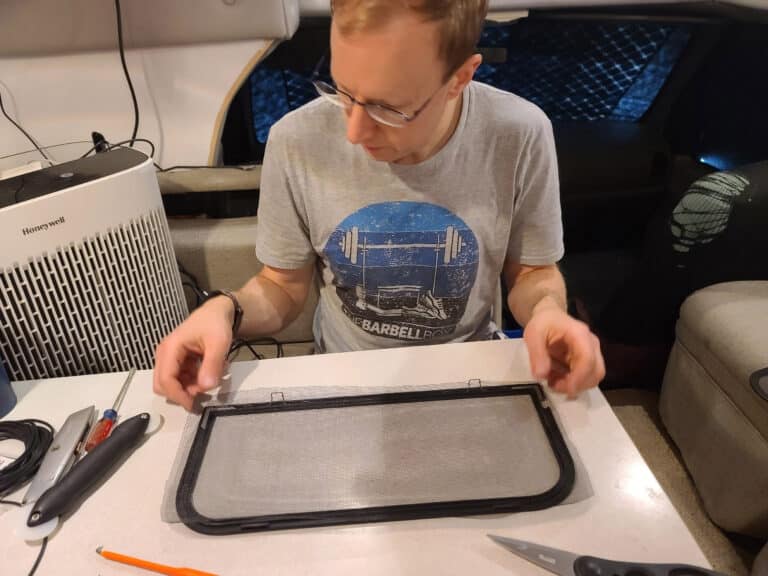 RV Window Screen Replacement & Repair - 2 Nerds In A Truck