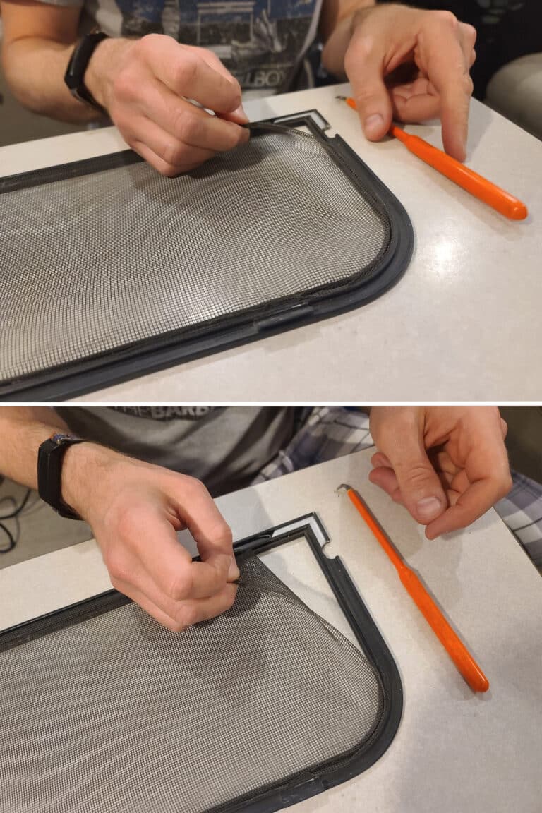 RV Window Screen Replacement & Repair - 2 Nerds In A Truck