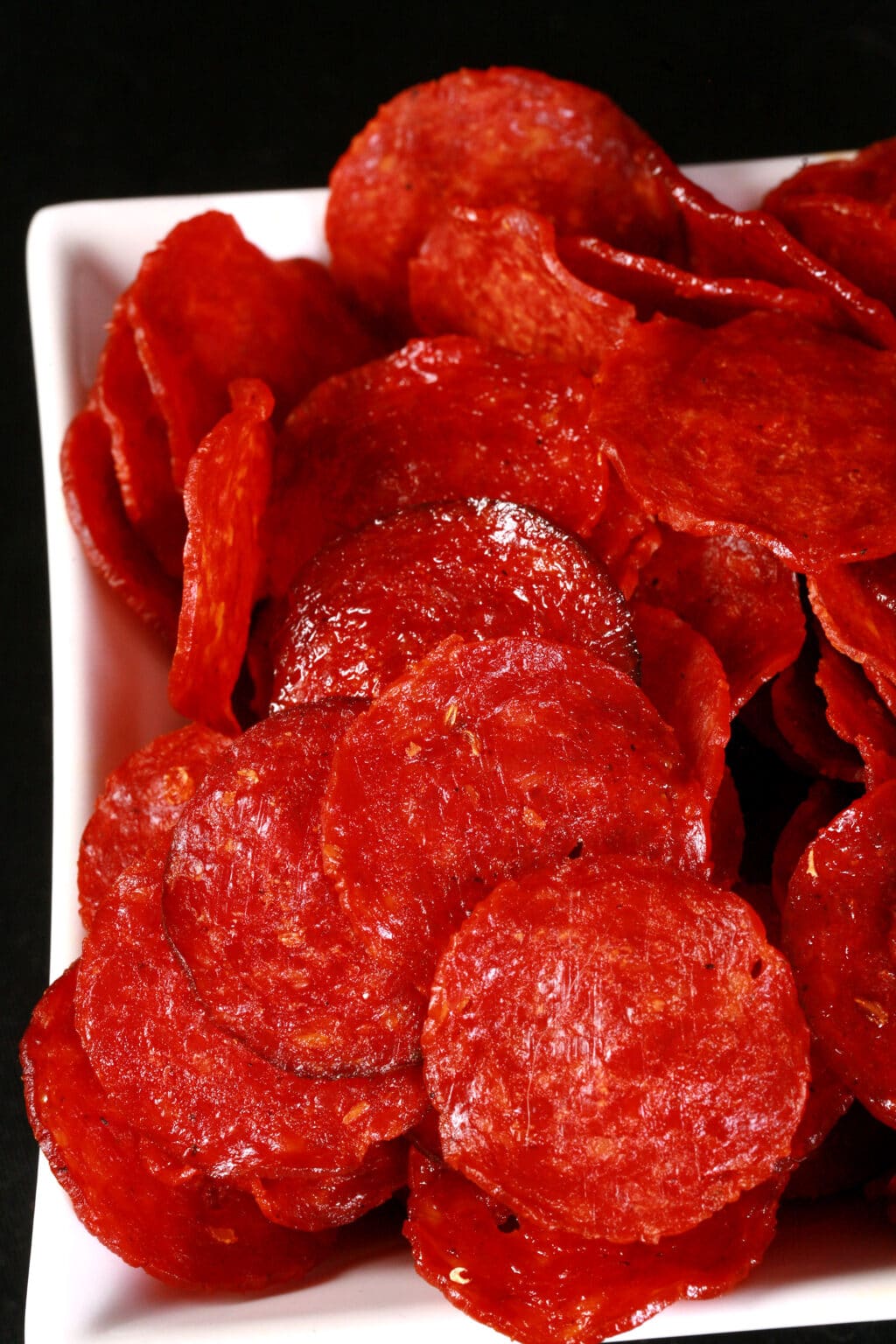 Easy Pepperoni Jerky [Dehydrated Pepperoni Slices] - 2 Nerds In A Truck