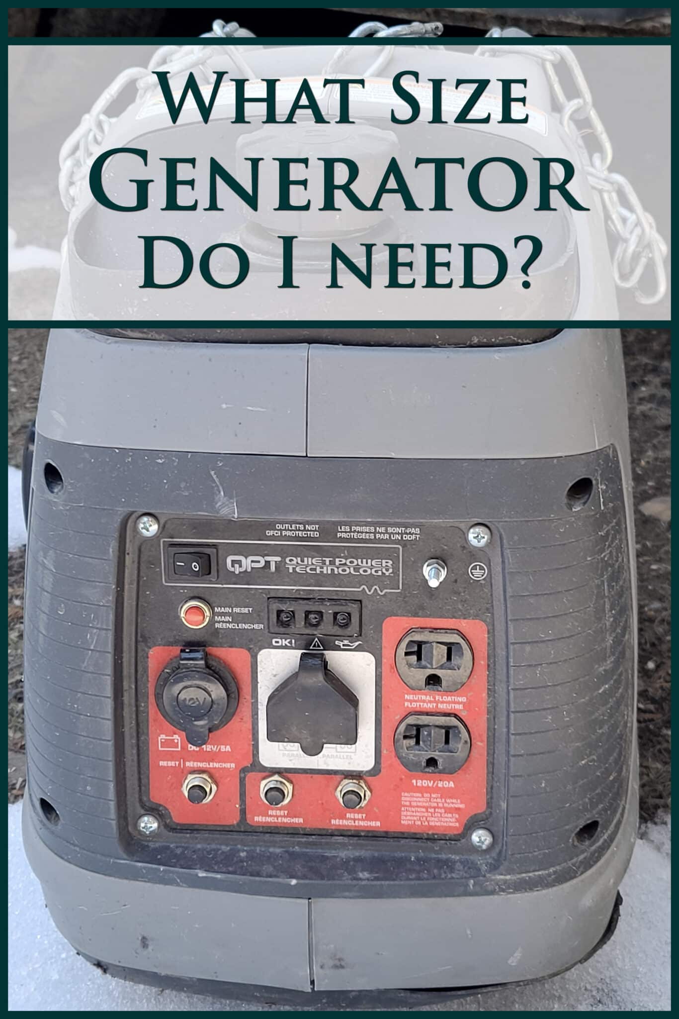 What size generator do you need for your RV - 2 Nerds In A Truck