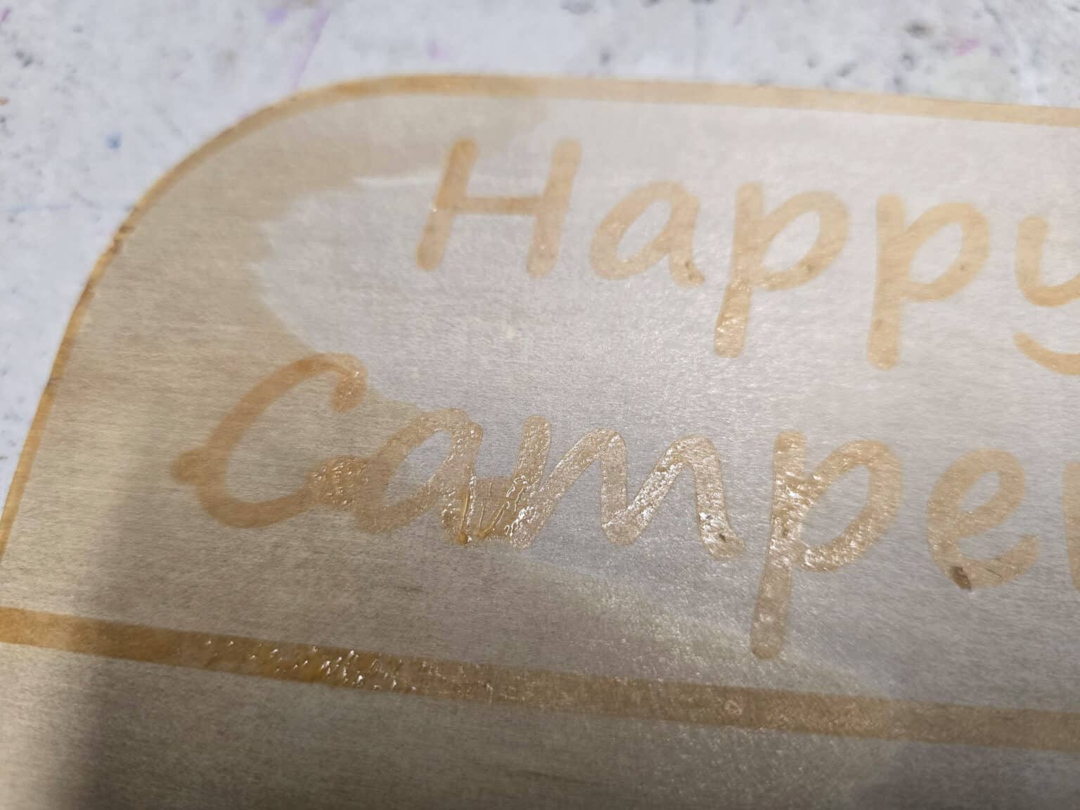 Easy DIY Personalized Camping Signs Using Torch Paste - 2 Nerds In A Truck