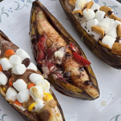 Easy Campfire Banana Boats Recipe - Better Than S'mores! - 2 Nerds In A ...