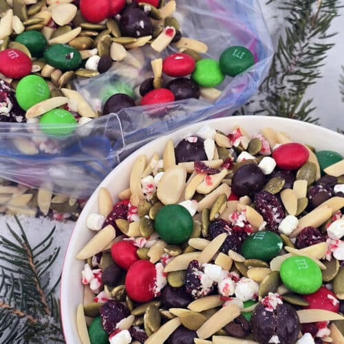 Christmas Trail Mix Recipe [Festive Peppermint Mocha Snack Mix!] - 2 ...