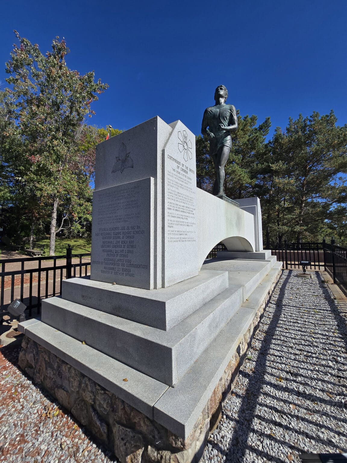 Terry Fox National Historic Monument - Thunder Bay, Ontario - 2 Nerds ...